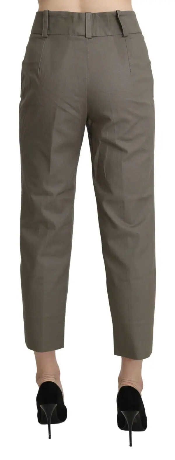 BENCIVENGA High-waisted Cropped Dress Trousers