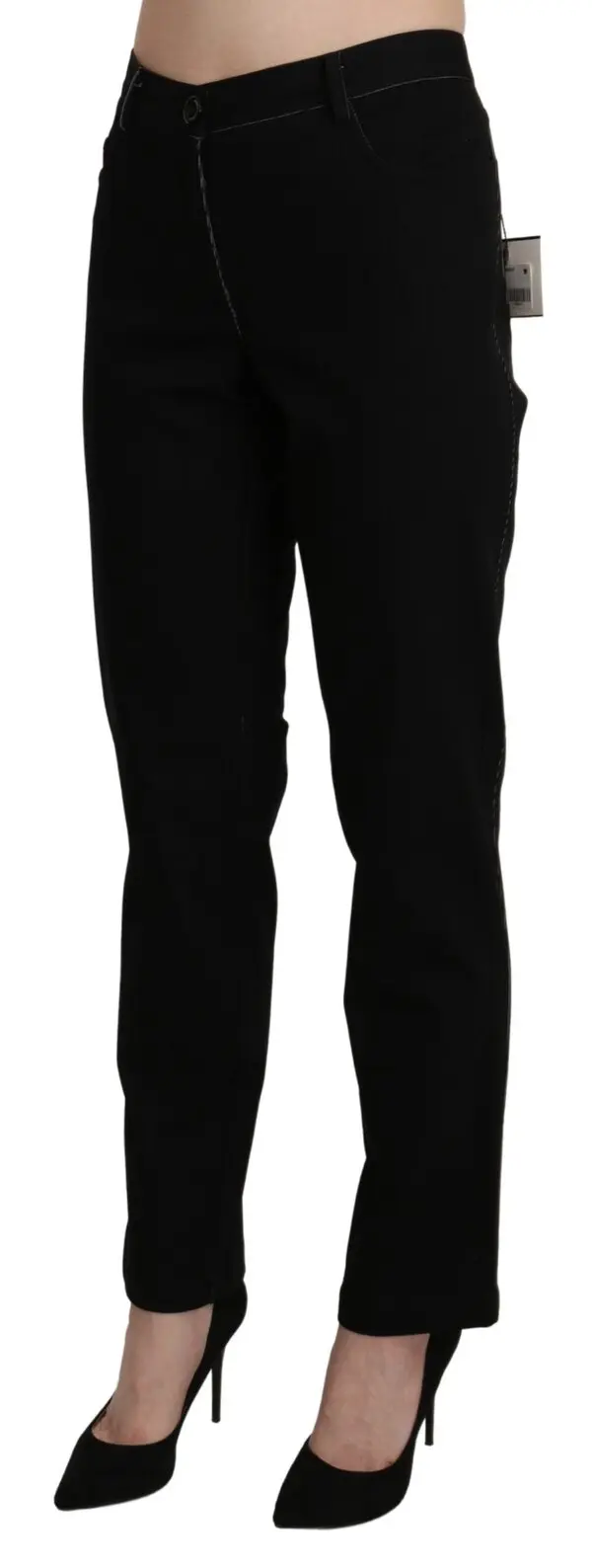 BENCIVENGA High Waist Straight Trousers