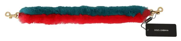 Dolce & Gabbana Rabbit Fur Shoulder Strap - Red