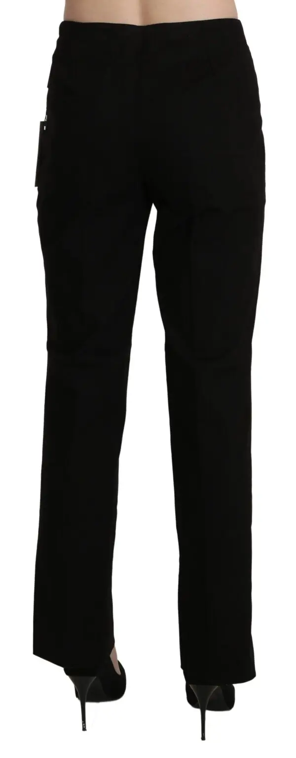 BENCIVENGA High Waist Straight Leg Trousers