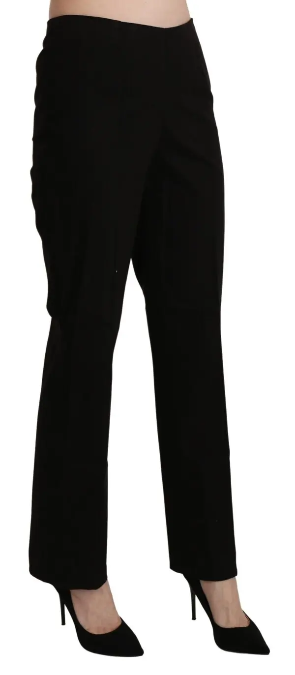 BENCIVENGA High Waist Straight Leg Trousers