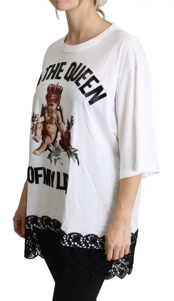 Dolce & Gabbana Angel Print Cotton T-shirt