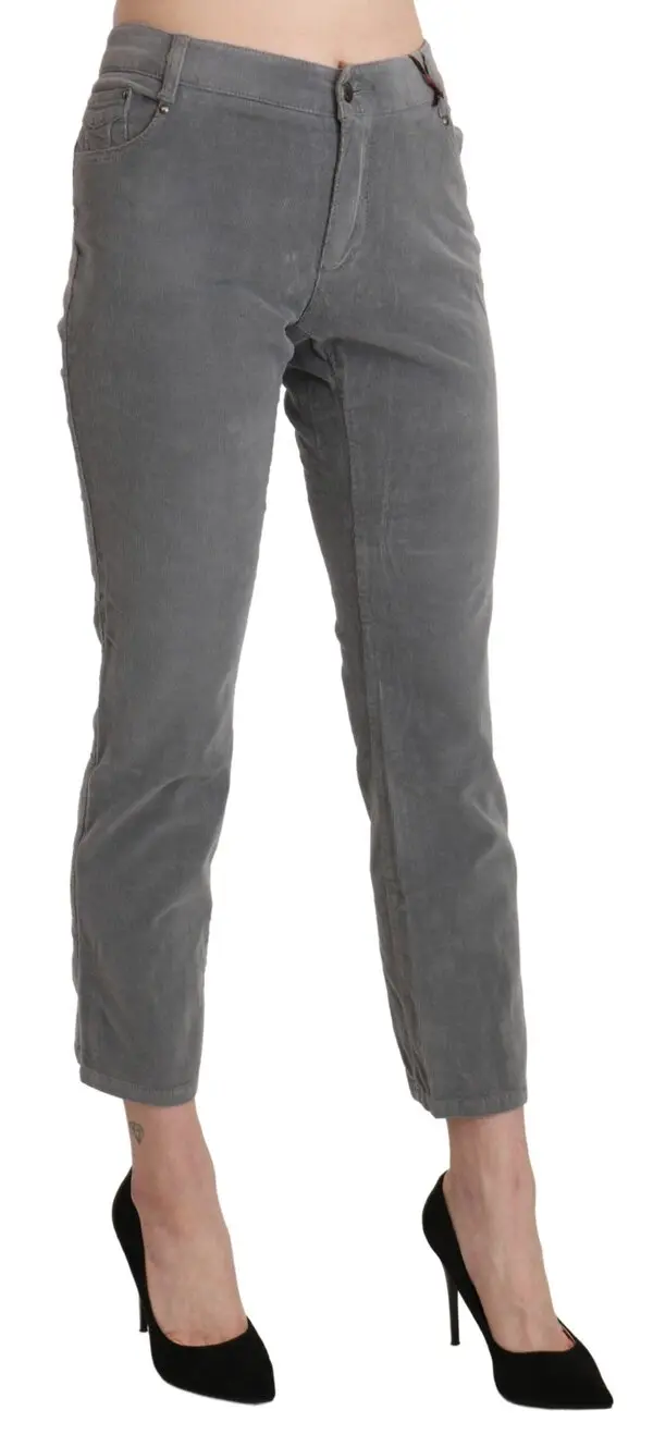 Ermanno Scervino Cropped Stretch Trousers