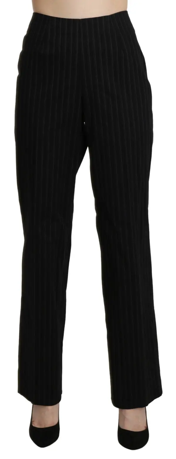 BENCIVENGA High Waisted Straight Leg Trousers