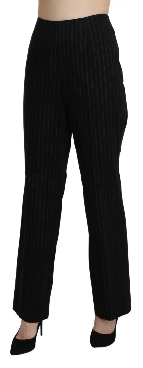 BENCIVENGA High Waisted Straight Leg Trousers