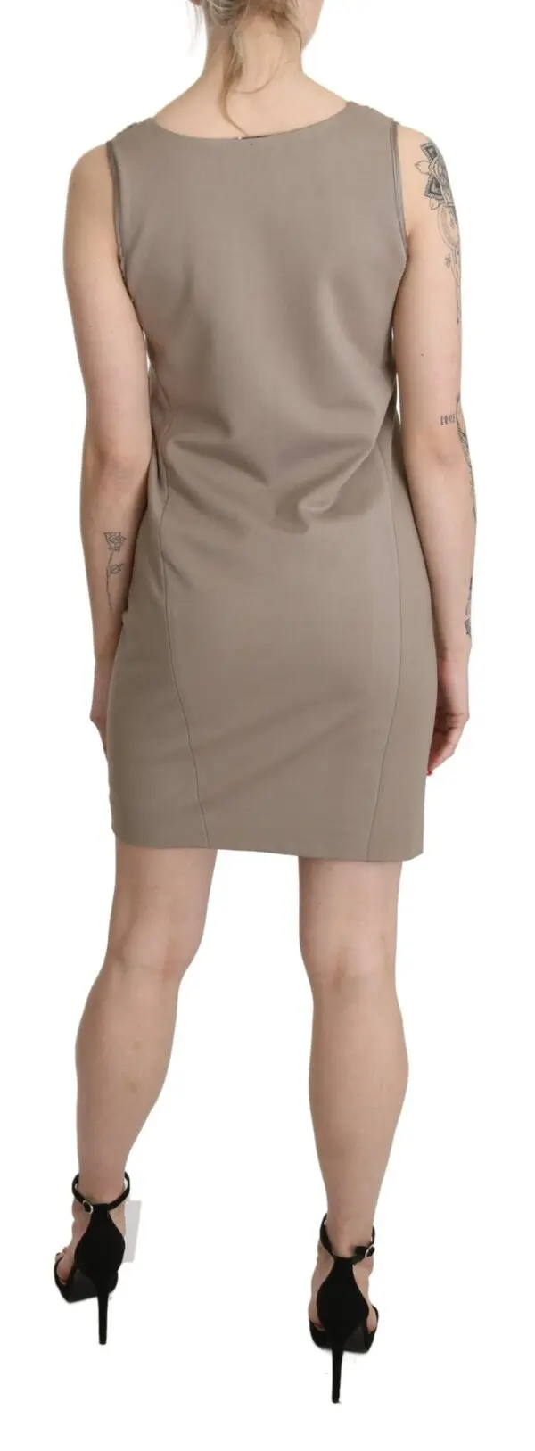 Liu Jo V-neck Sleeveless Sequined Sheath Mini Dress