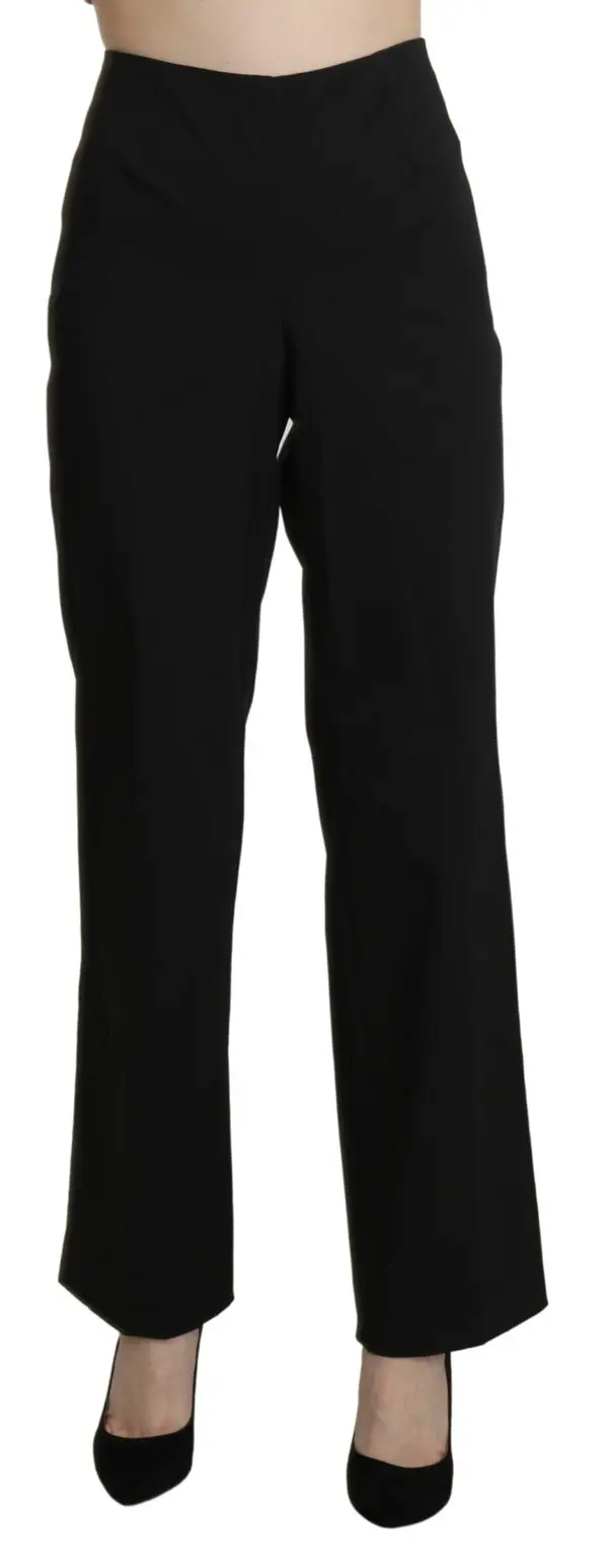 BENCIVENGA High Waist Straight Leg Trousers