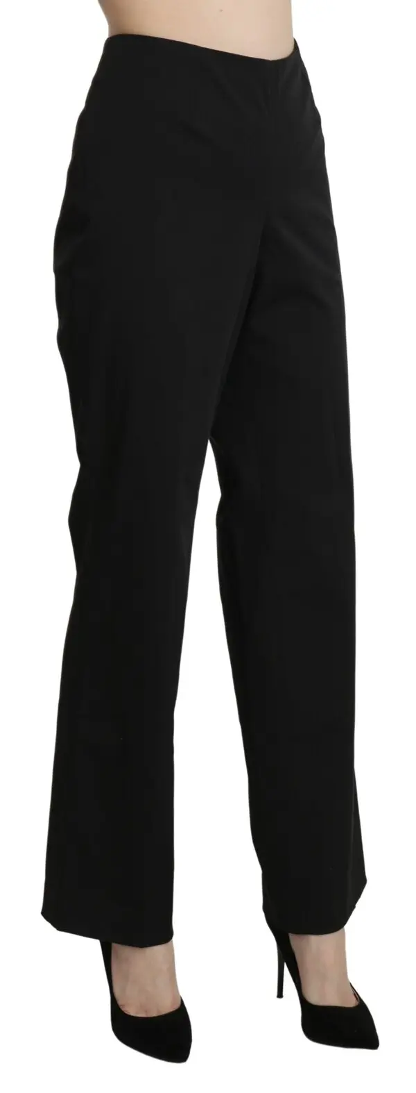 BENCIVENGA High Waist Straight Leg Trousers