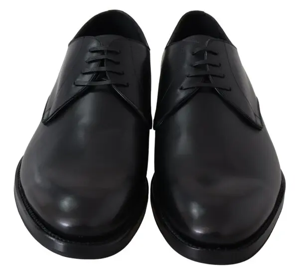 Dolce & Gabbana Leather Sartoria Derby Shoes - Black