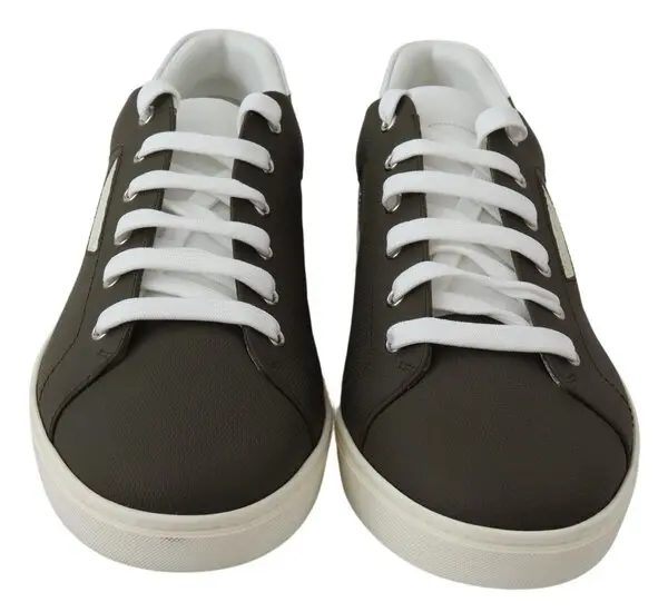 Dolce & Gabbana Leather Low-top Sneakers - White