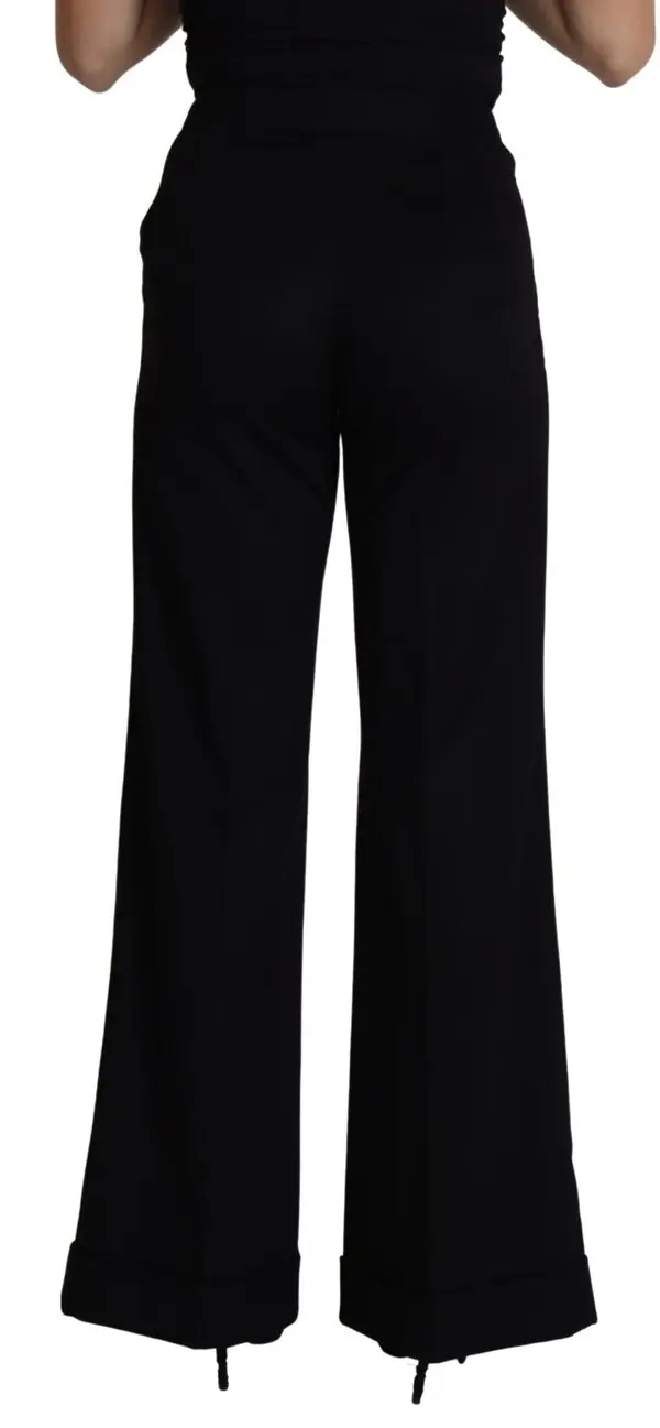 Dolce & Gabbana Cashmere Wide Leg Trousers