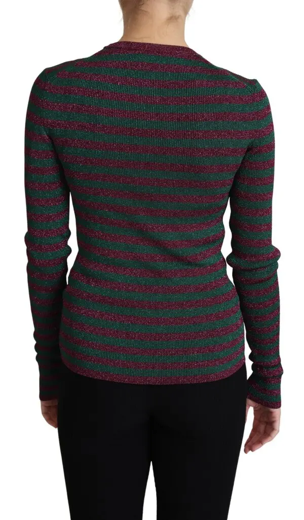 Dolce & Gabbana Striped Crewneck Pullover