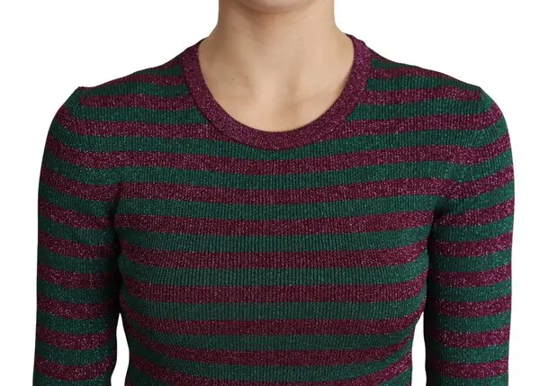 Dolce & Gabbana Striped Crewneck Pullover