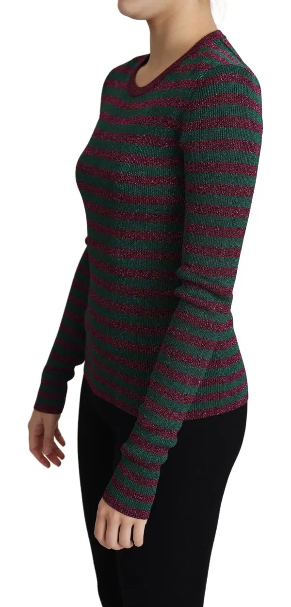 Dolce & Gabbana Striped Crewneck Pullover