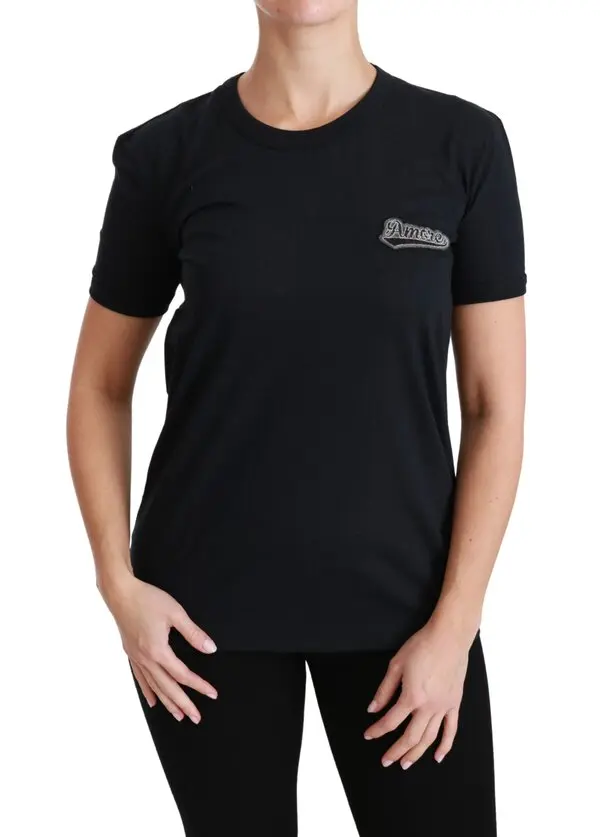 Dolce & Gabbana Amore Patch Cotton T-shirt