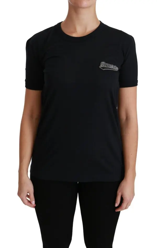 Dolce & Gabbana Amore Patch Cotton T-shirt