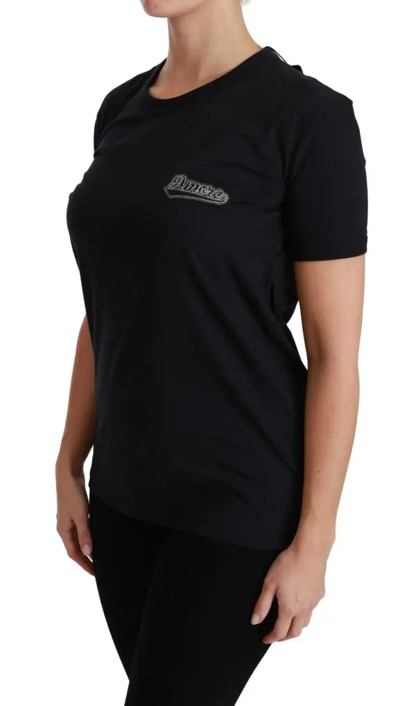 Dolce & Gabbana Amore Patch Cotton T-shirt