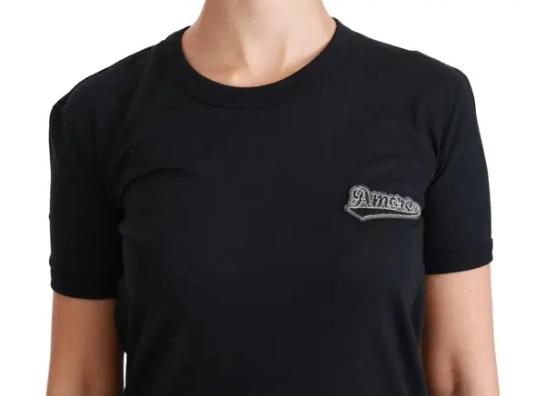 Dolce & Gabbana Amore Patch Cotton T-shirt