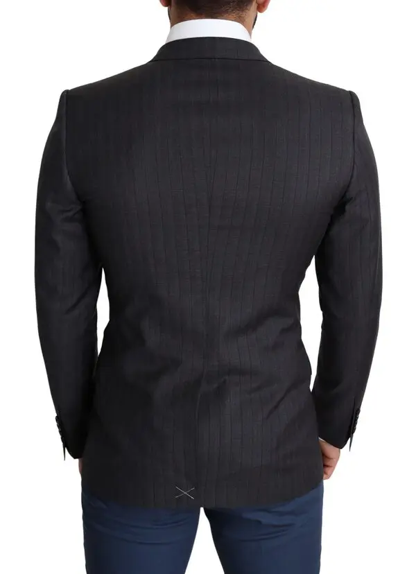 Dolce & Gabbana Wool Single Breasted Coat Martini Blazer