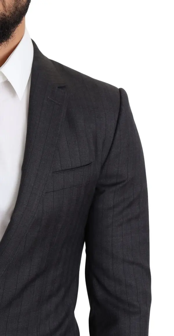 Dolce & Gabbana Wool Single Breasted Coat Martini Blazer