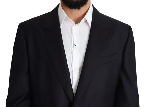 Dolce & Gabbana Wool Single Breasted Napoli Blazer - Black