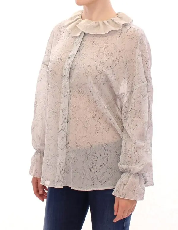 Vika Gazinskaya Cotton Blouse Tunic