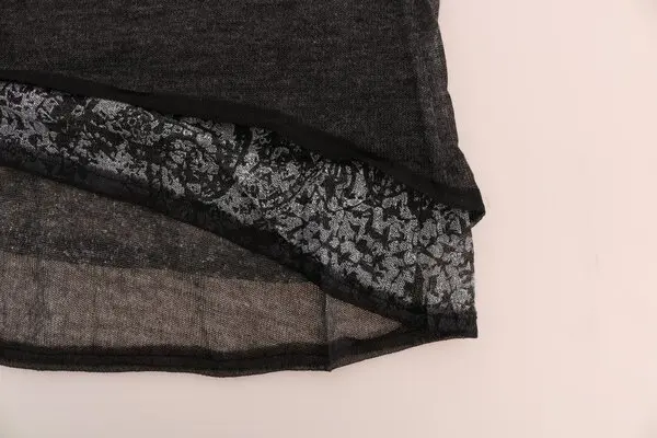 Ermanno Scervino Wool Lace Long Sleeve Top