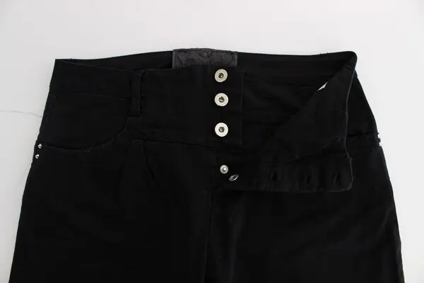 Costume National Slim Fit Cropped Jeans