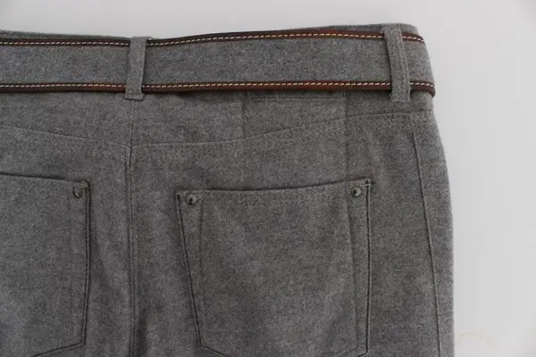 Ermanno Scervino Cotton Slim Fit Bootcut Casual Pants