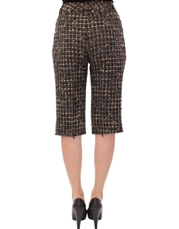 Dolce & Gabbana Wool Blend Shorts - Multicolor