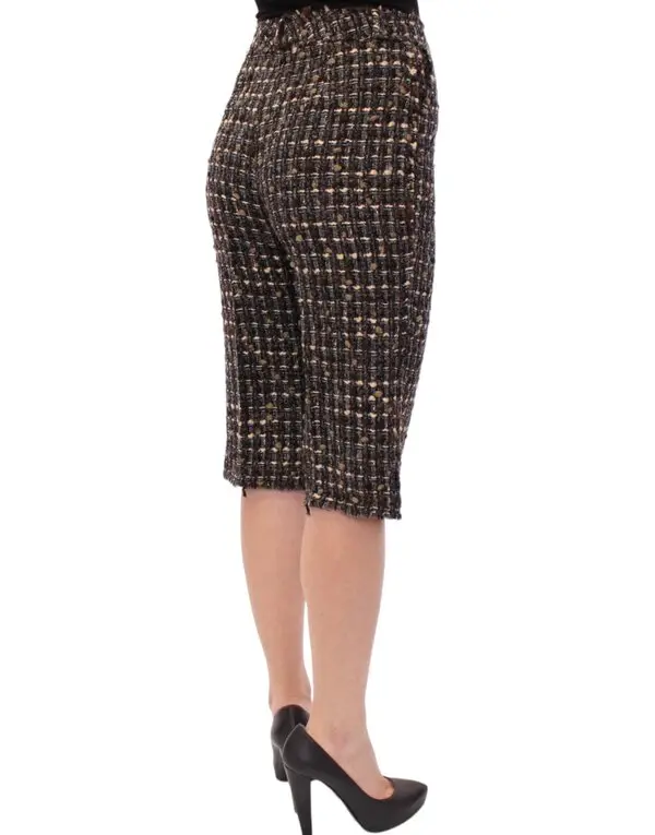 Dolce & Gabbana Wool Blend Shorts - Multicolor
