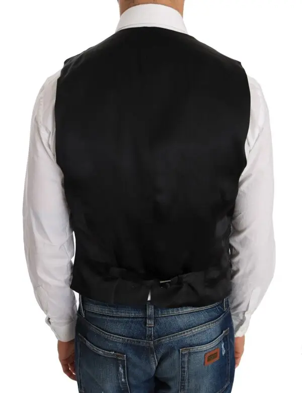 Dolce & Gabbana Slim Fit Vest - Black