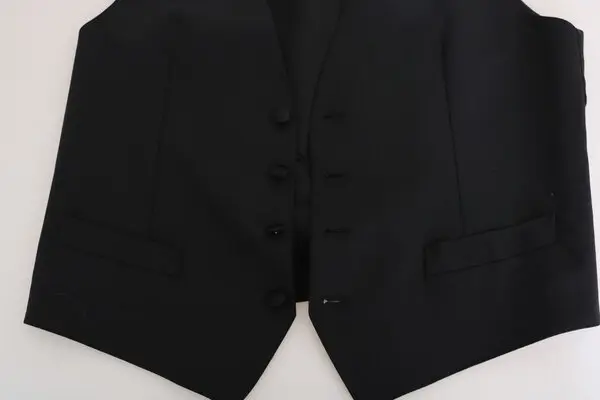 Dolce & Gabbana Slim Fit Vest - Black