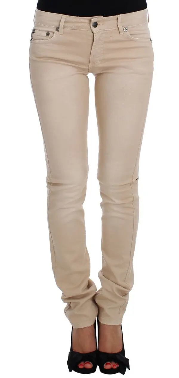 Roberto Cavalli Wash Slim Fit Cotton Stretch Jeans