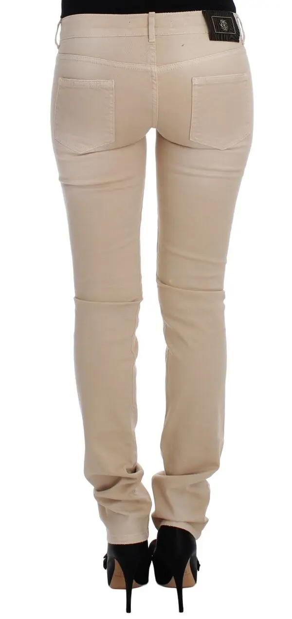Roberto Cavalli Wash Slim Fit Cotton Stretch Jeans