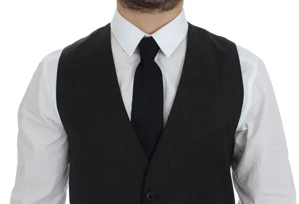 Dolce & Gabbana Formal Dress Vest - Gray