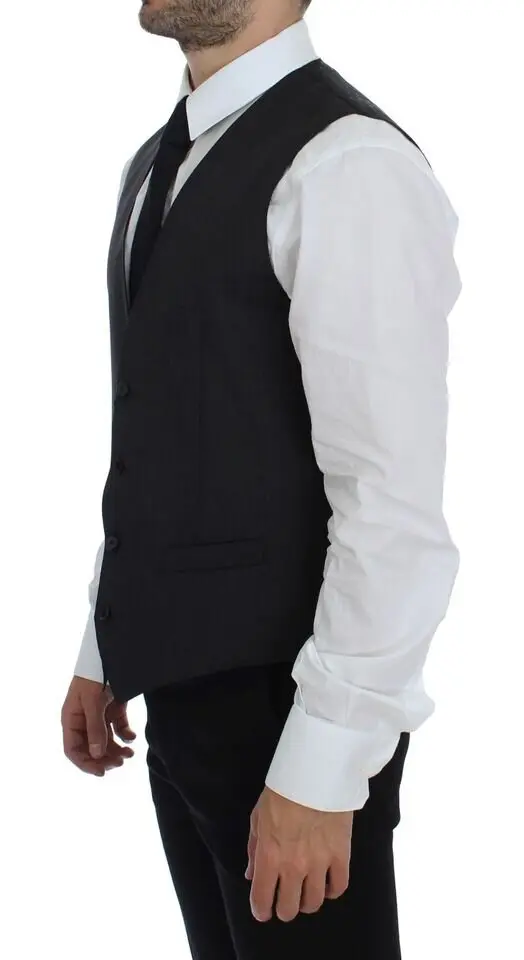 Dolce & Gabbana Formal Dress Vest - Gray