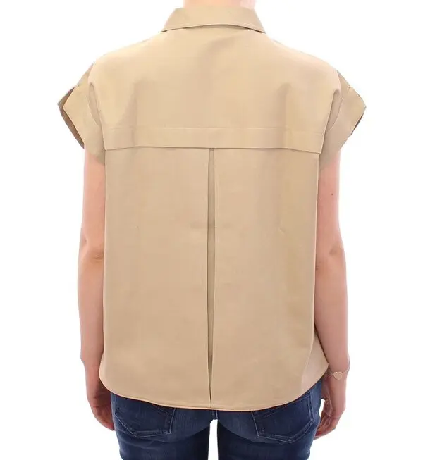 ANDREA INCONTRI Sleeveless Cotton Top