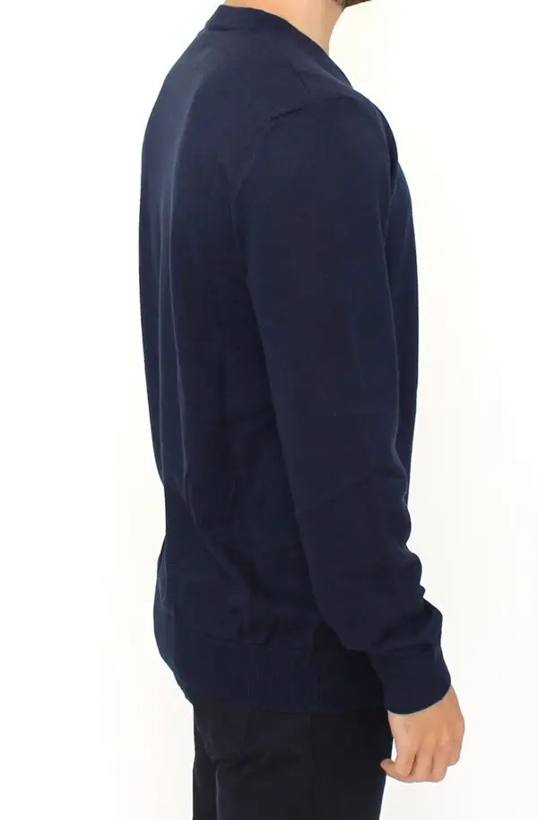 Ermanno Scervino Wool Blend V-neck Pullover Sweater