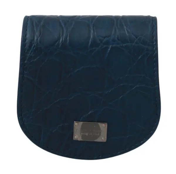 Dolce & Gabbana Leather Holder Pocket Condom Case - Blue