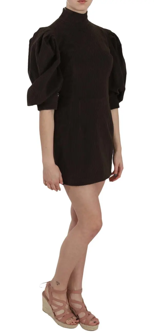 Dolce & Gabbana Corduroy Bodycon Mini Dress