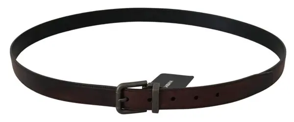 Dolce & Gabbana Leather Belt With Buckle - Brown