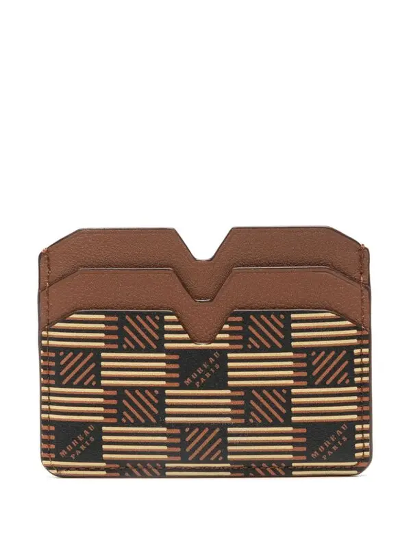 Moreau Logo-stamp Leather Card Holder