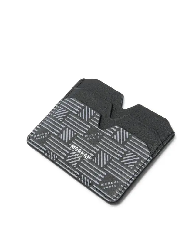 Moreau Logo-stamp Leather Card Holder
