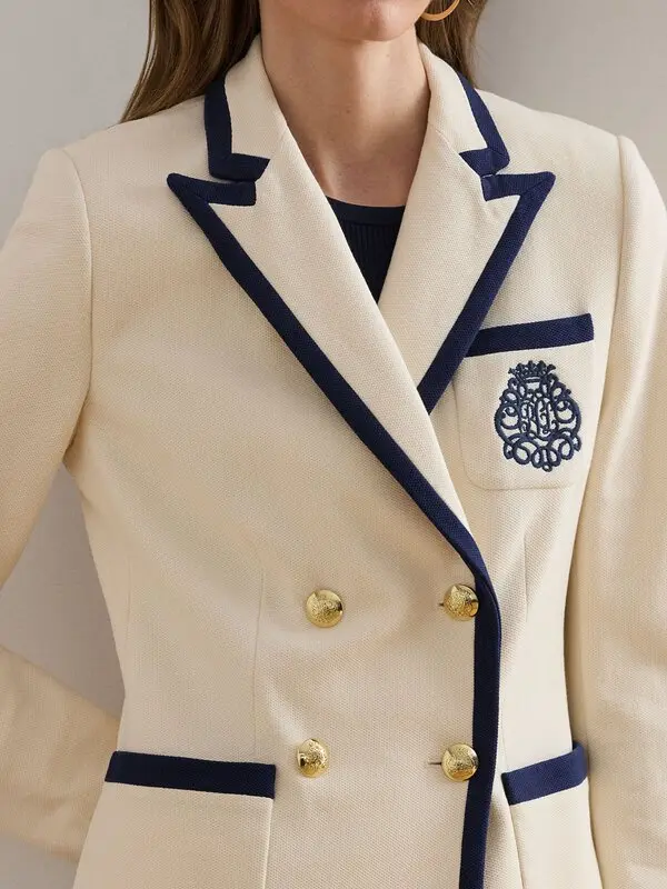 Ralph Lauren Double-breasted Blazer - White
