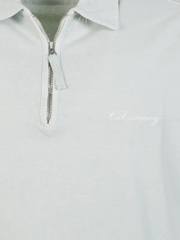 C.P. COMPANY Cotton Polo Shirt - Green