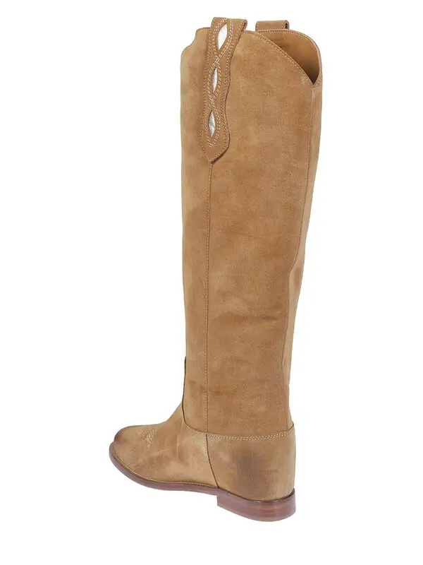 VIA ROMA 15 Suede Boots - Brown