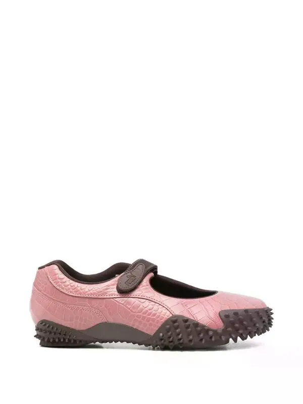 PUMA Mostro Fey Croc-effect Sneakerinas - Pink
