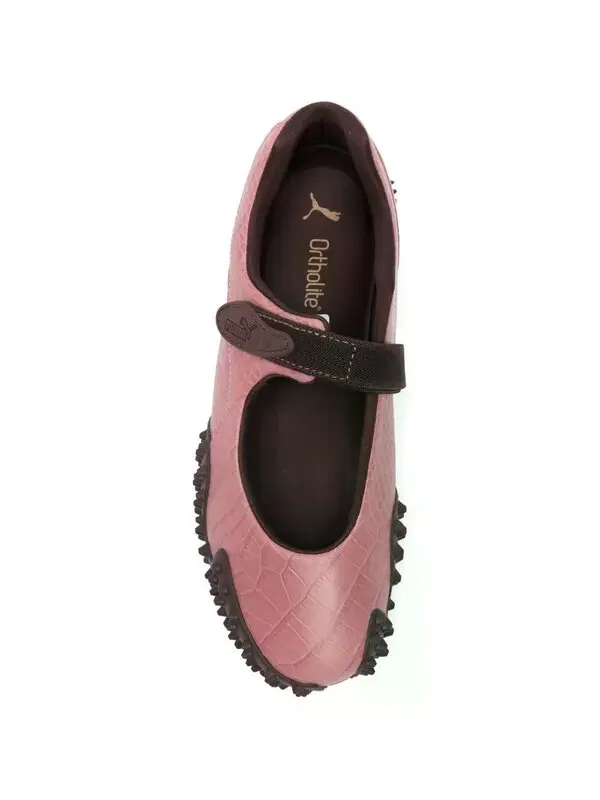 PUMA Mostro Fey Croc-effect Sneakerinas - Pink
