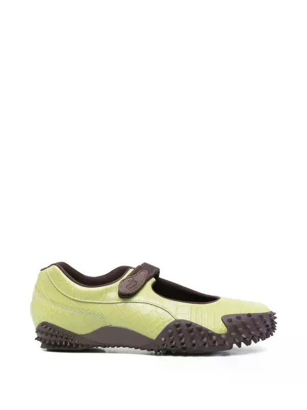 PUMA Mostro Fey Croc-effect Sneakerinas - Green